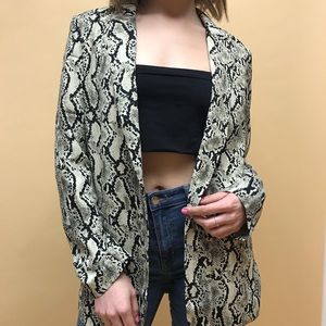 re:named | Jackets & Coats | Medium Restock Snake No Mistake Snakeskin ...